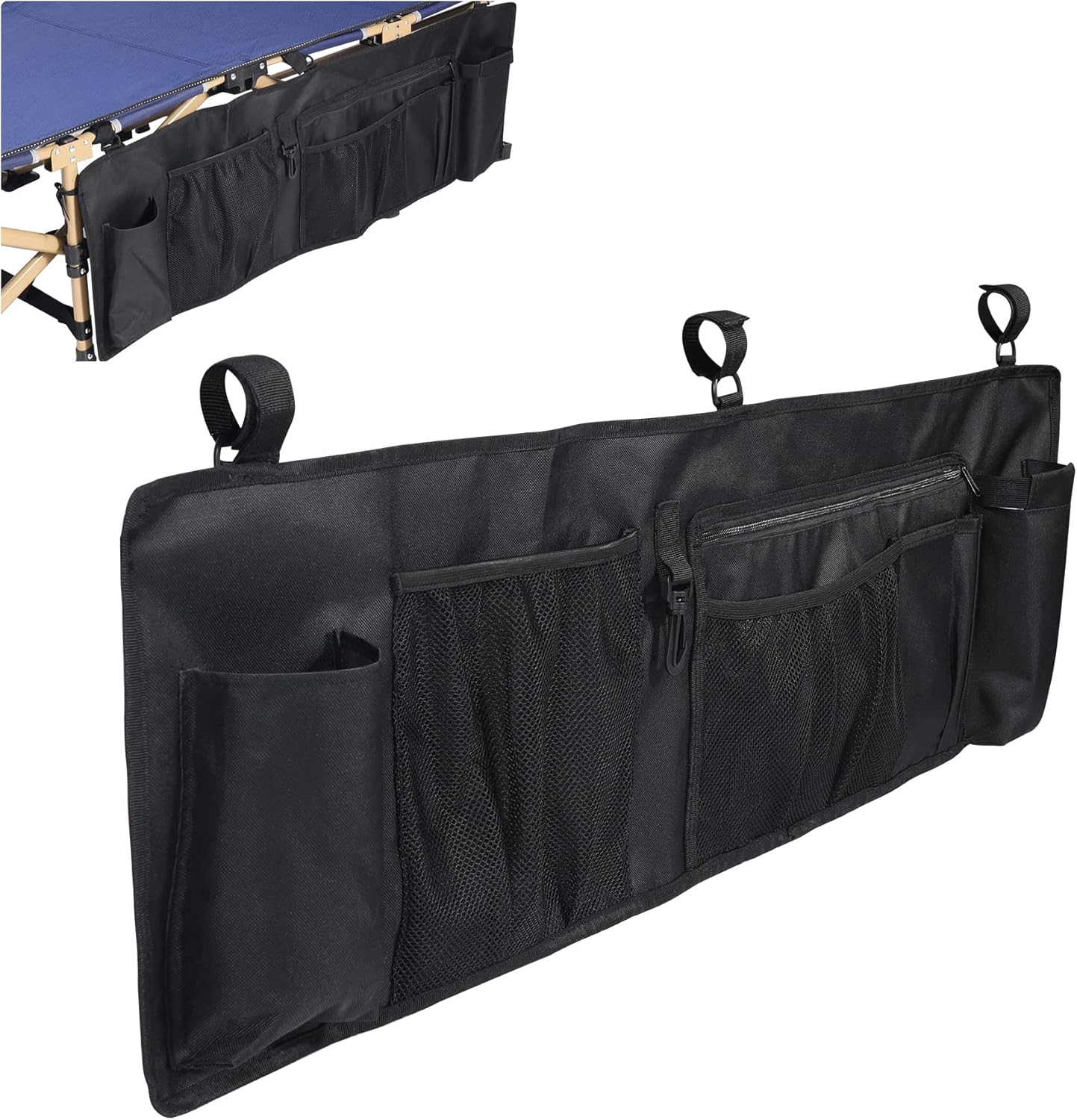 Amazon.com: REDCAMP Cot Organizer,Cot Accessory Pouch Perfect Companion ...