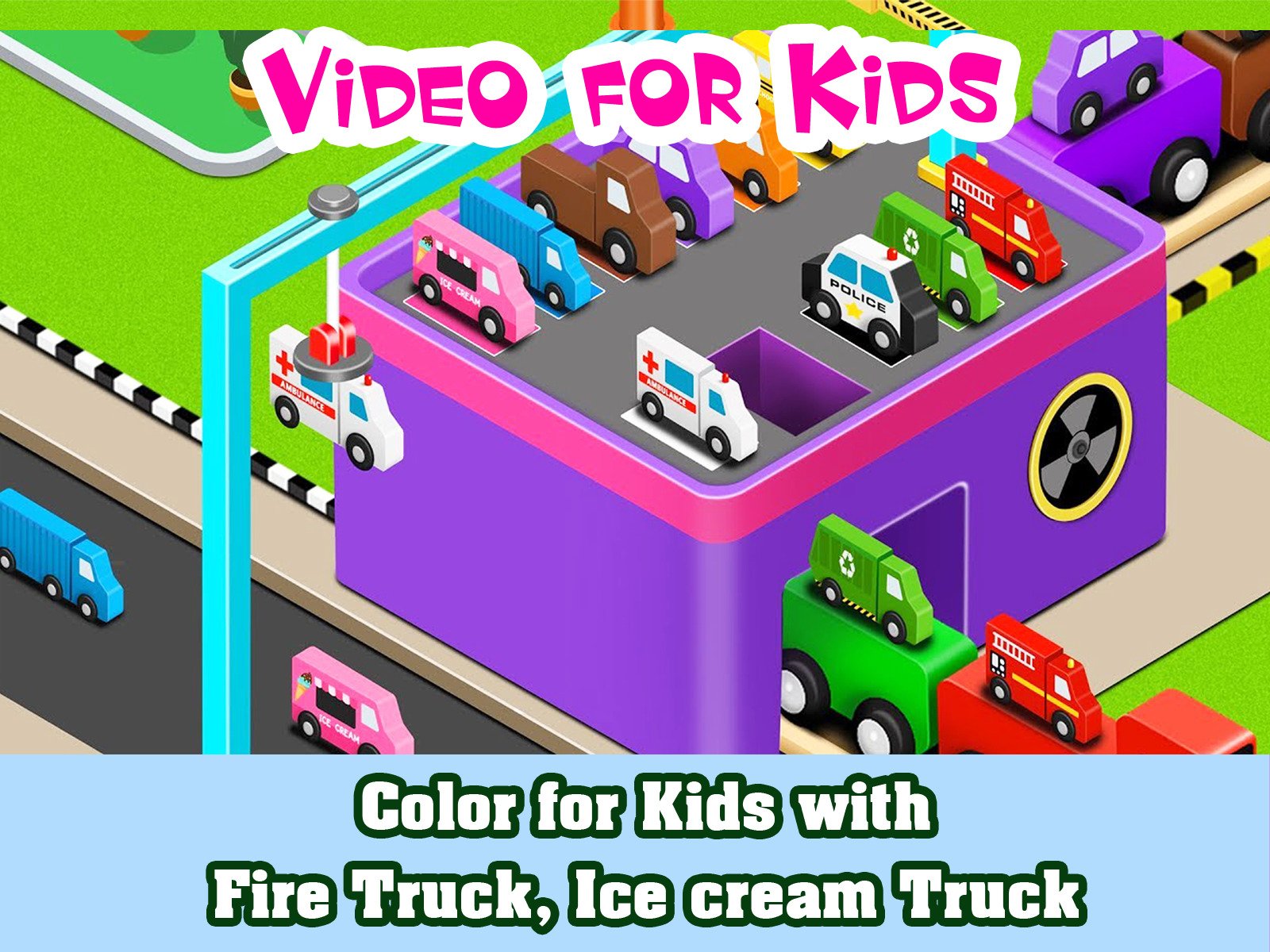 Watch Learn Color with Street Vehicles Name - Colors Collection For ...