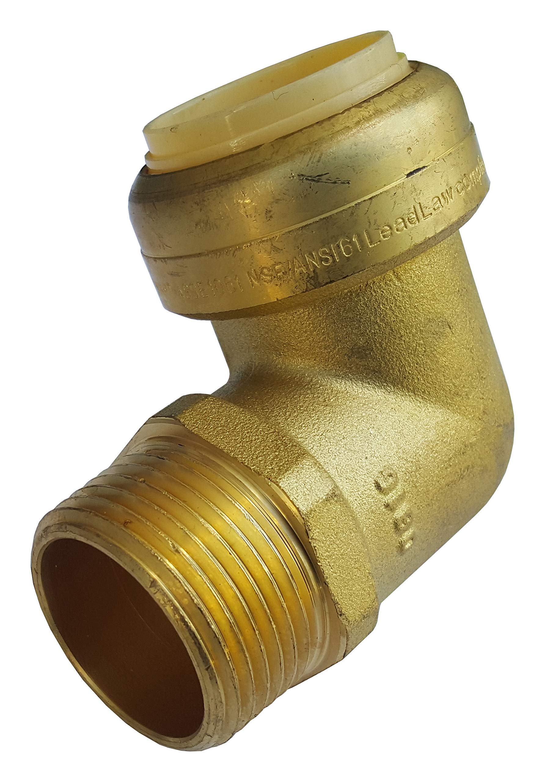 Amazon.com: 1 PIECE XFITTING 1" PUSH FIT MALE ELBOW, CERTIFIED TO NSF ...