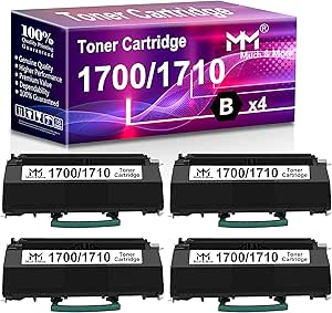 Amazon.com: MM MUCH & MORE (4-Pack) Compatible Dell 1700 310-5399 1710 ...