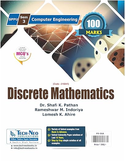 Buy Discrete Mathematics (Second Year COMPUTER Branch Exam Books 100 ...