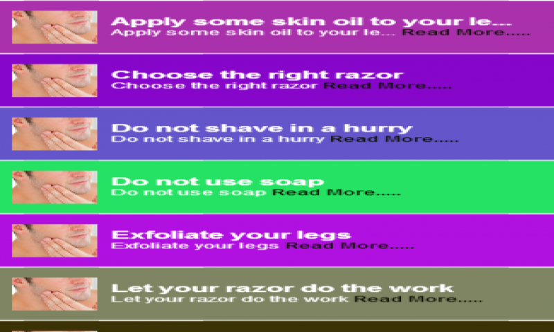Ways to Avoid Shaving Nicks - App on Amazon Appstore