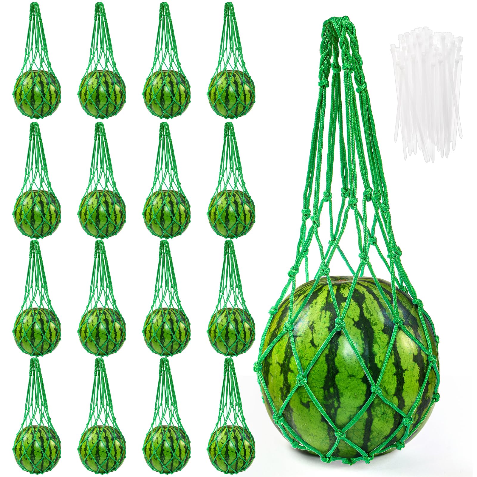 Amazon.com : Covzoe 16 Pieces Watermelon Net, Melon Hammocks Cradles ...