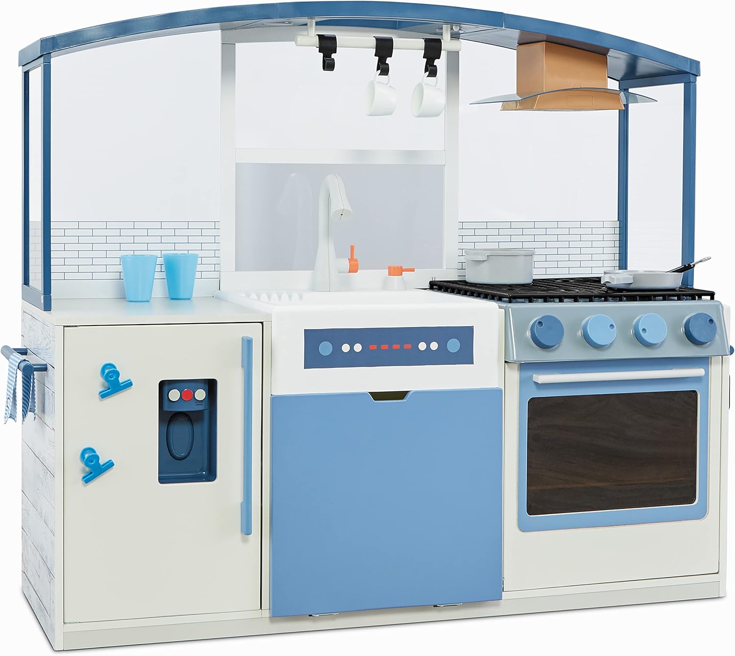 Amazon.com: Little Tikes Wood Chef's Play Kitchen with Realistic Lights ...