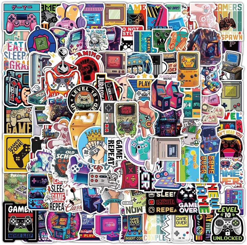 Amazon.com: 50pack Gamer Graffiti Stickers, Vinyl Waterproof TV Show ...