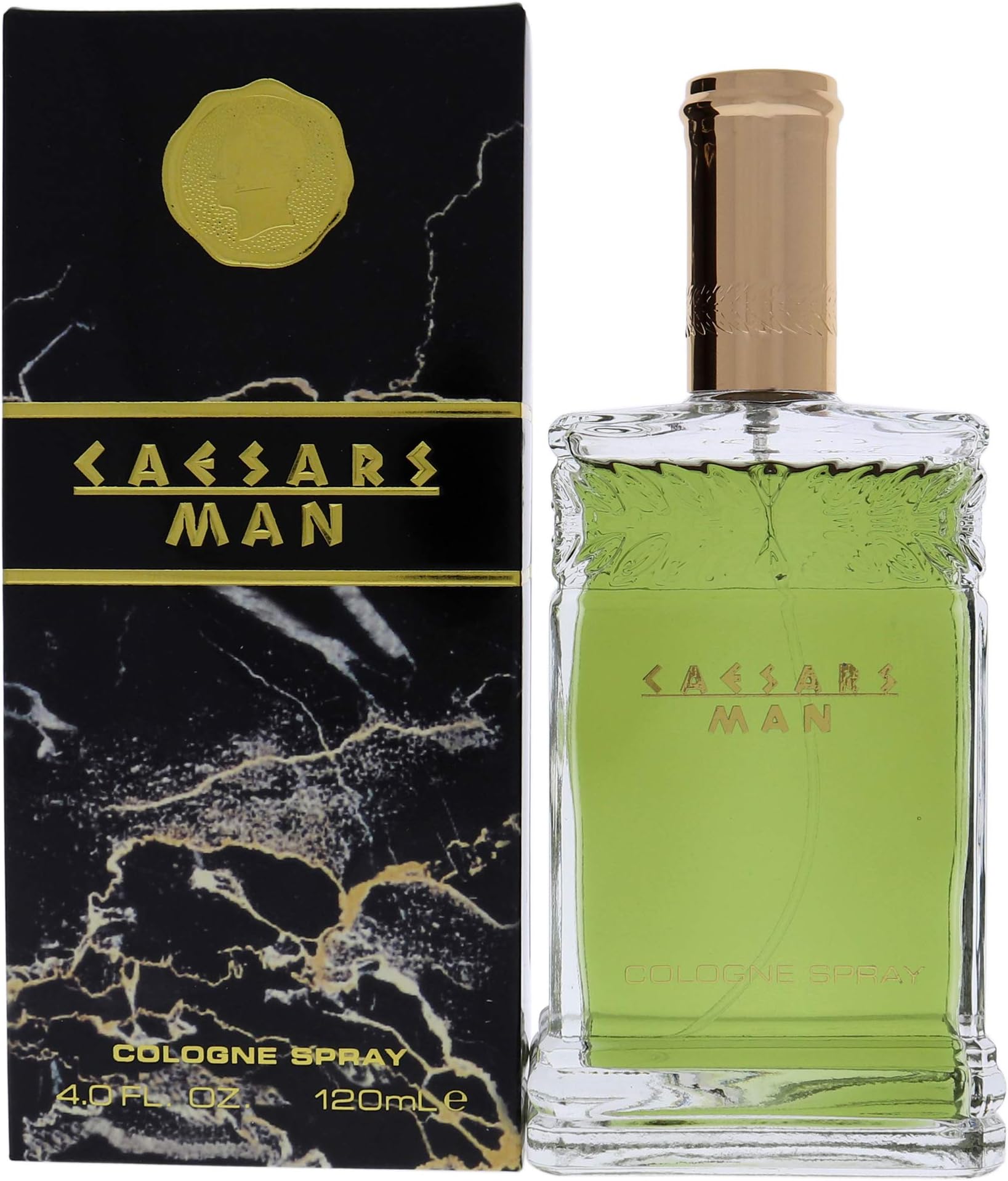 Amazon.com : Caesars Man ~ Legendary Cologne Spray 4.0 oz / 120 ml New ...