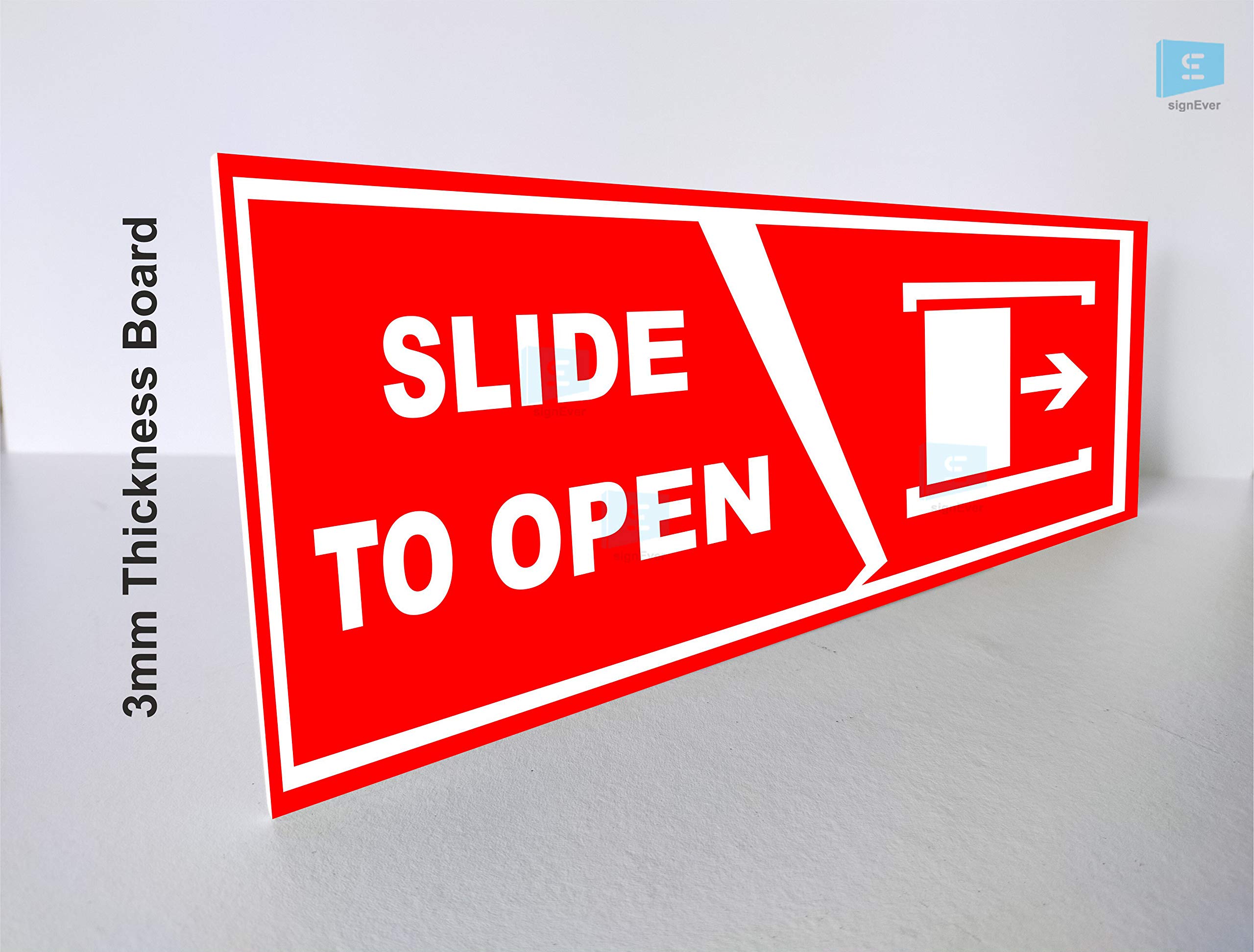 Buy SIGN EVER Slide To Open Sign Boards Shop Bank Office Hospital ...