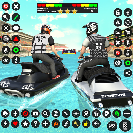 Jet Ski Boat Stunt Racing Game - Speed Boat Racing Simulator 3D ...