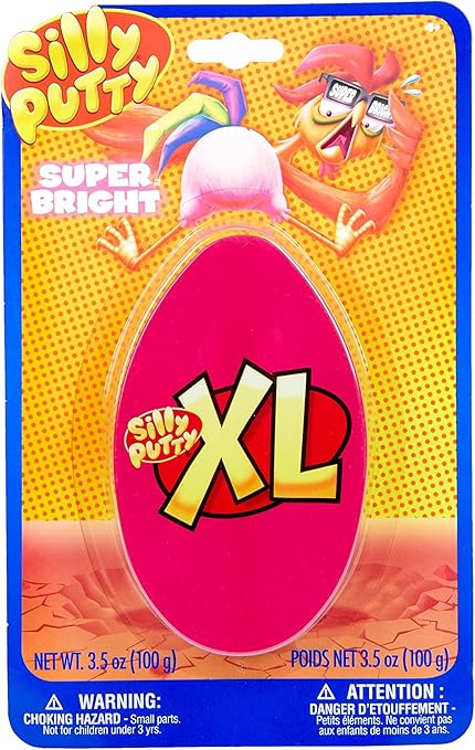 Amazon.com: Crayola XL Silly Putty Super Bright, Neon Colors, Fidget ...