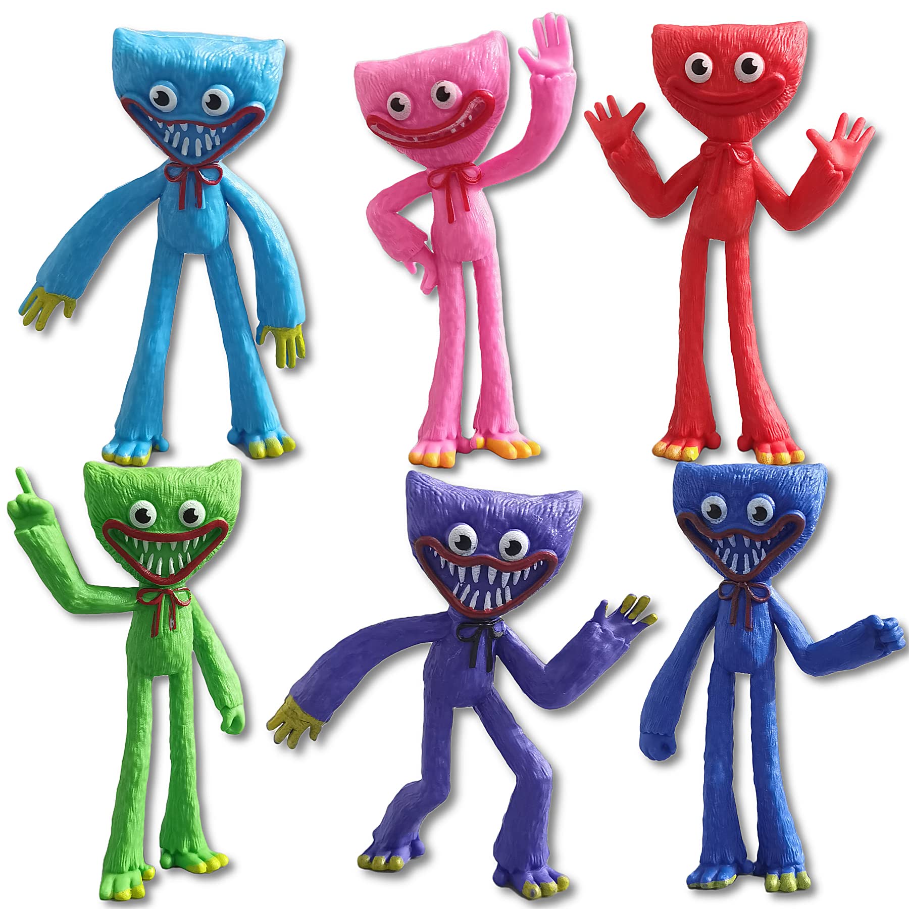 Buy Poppy Playtime Huggy wuggy Toys Action Figures 4 inch Tall ...