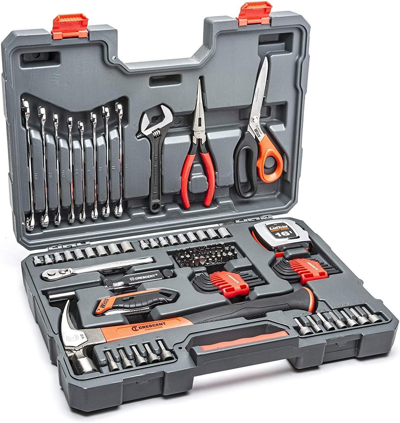Crescent 101 Piece General Purpose Tool Set, SAE & Metric - CTK101 ...