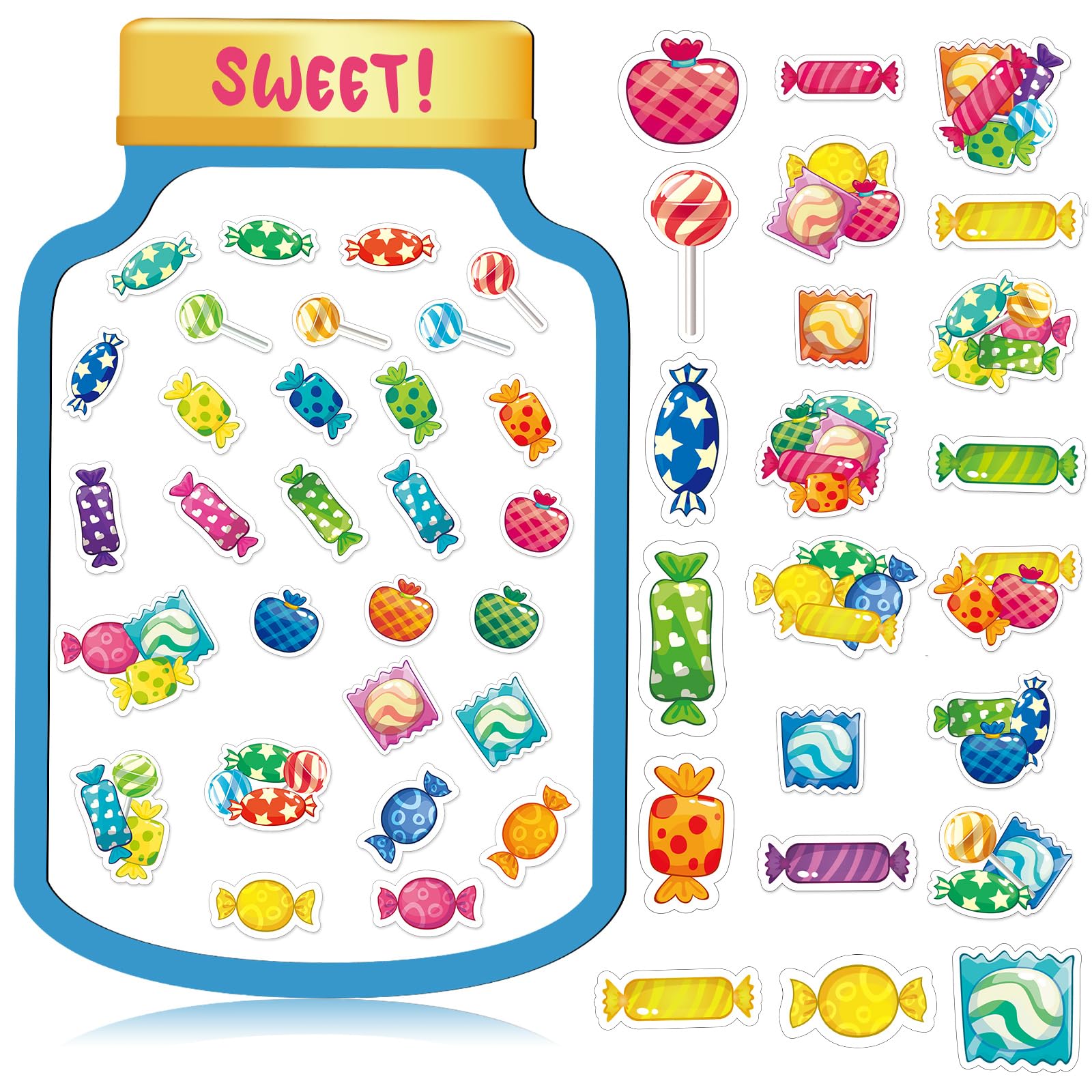 Buy Xuhal Magnetic Reward Chart for Kids Reward Jar for Toddlers ...