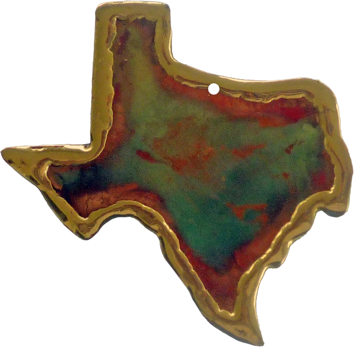 Amazon.com: Texas Gift & Texas Souvenir - Copper Christmas Ornament ...