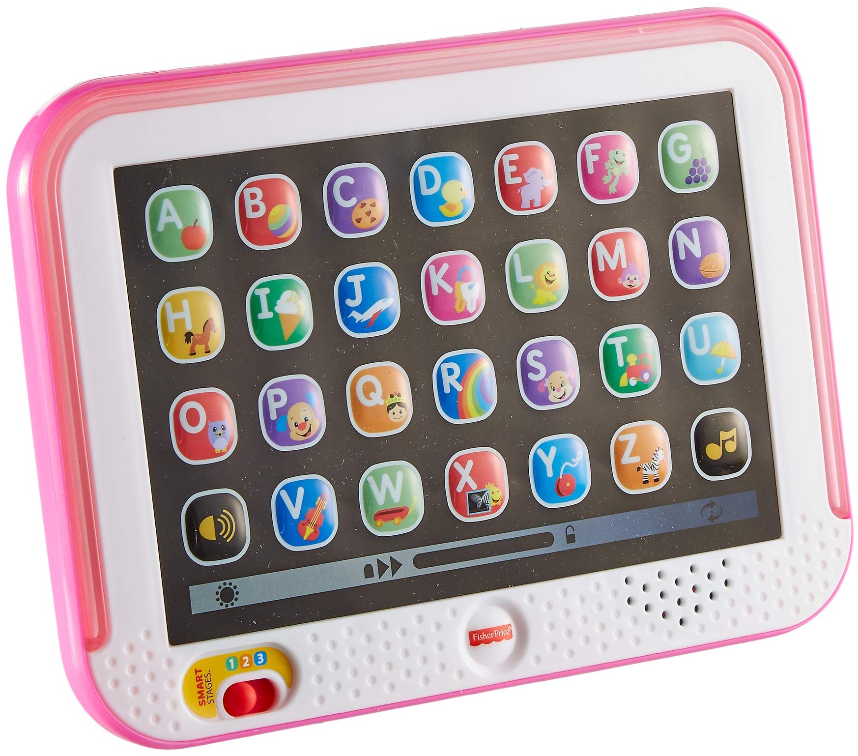 Fisher-Price Laugh & Learn Smart Stages Tablet - Pink, Interactive ...