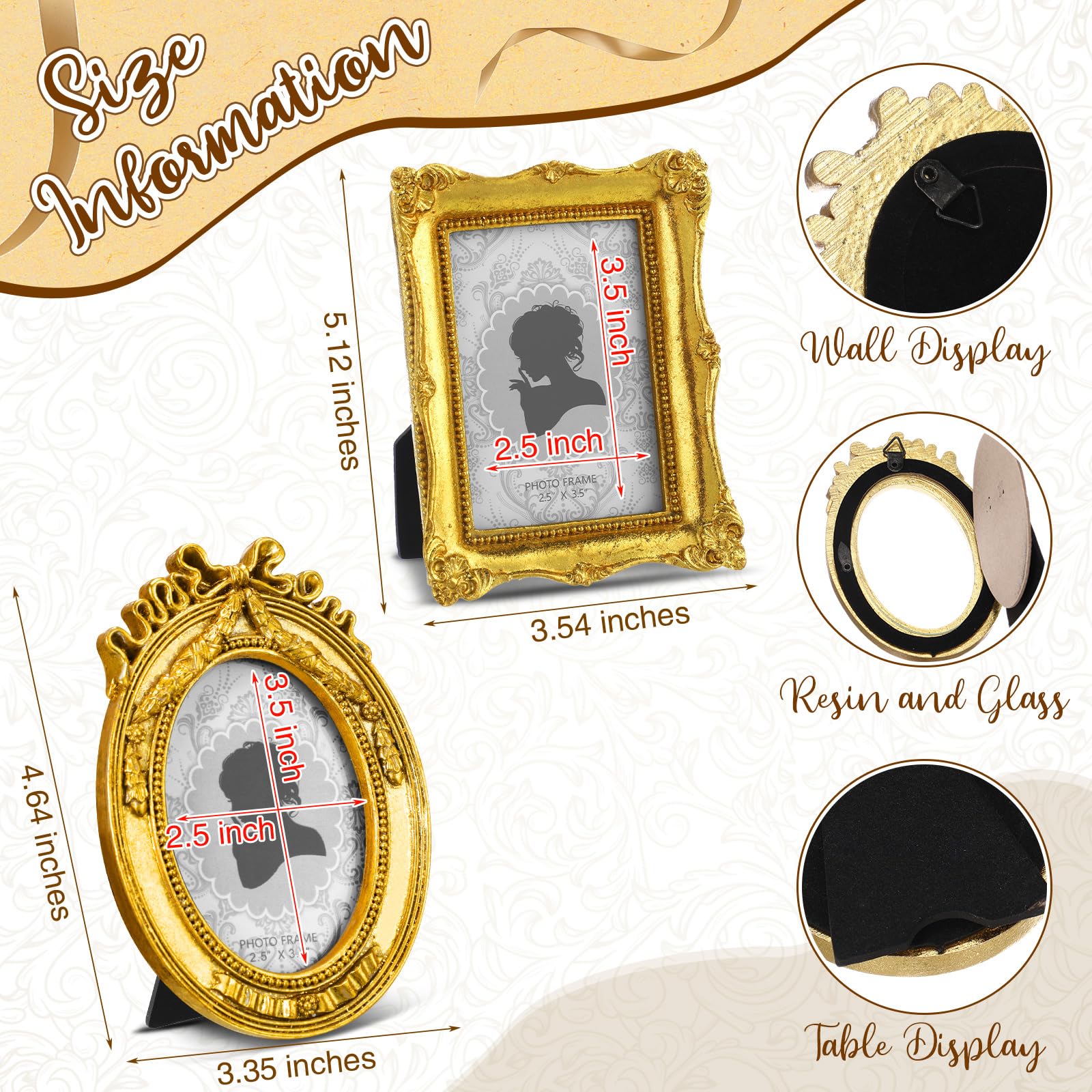 Oval Frame Sizes