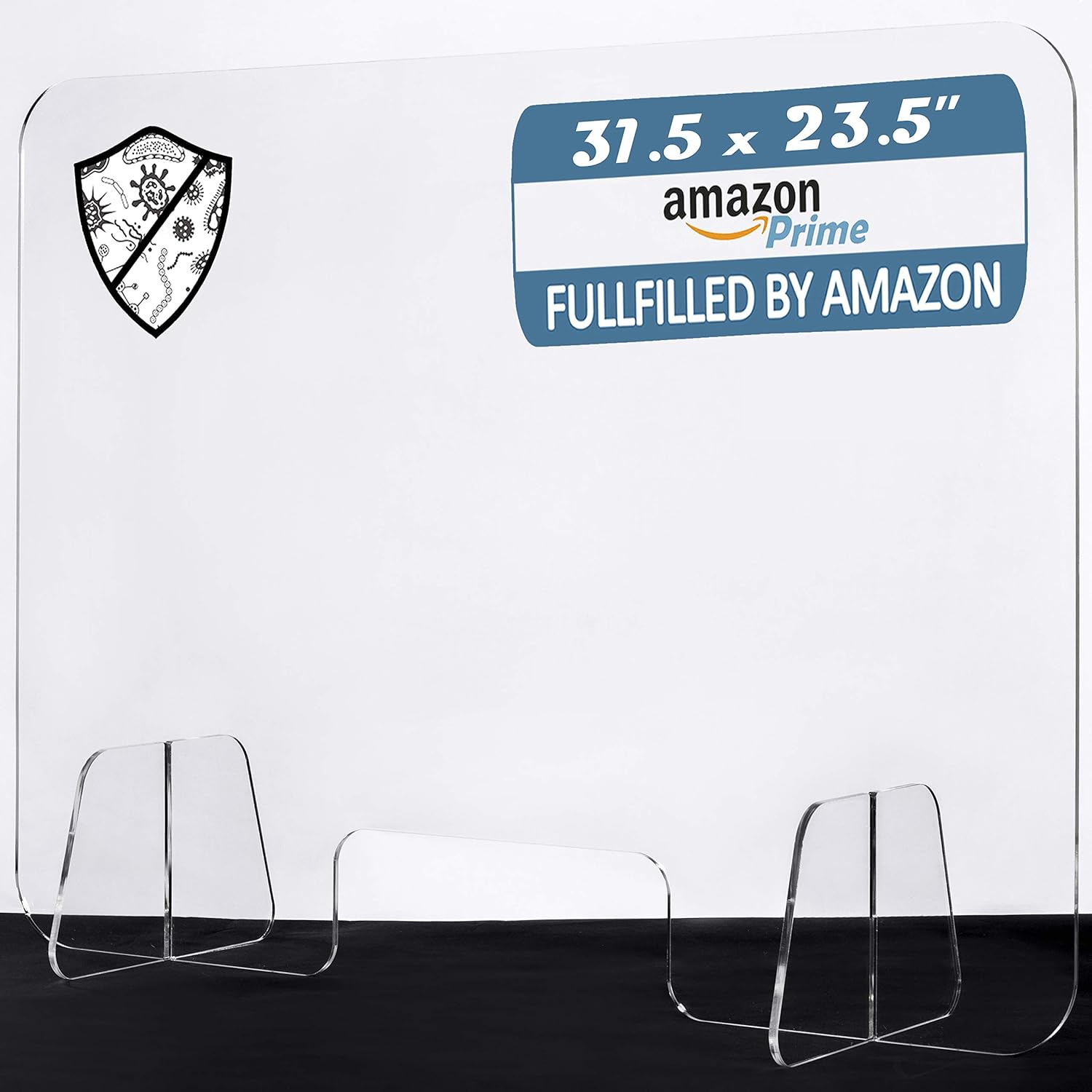 Amazon.com : Desktop Clear Acrylic Plexiglass Barrier Guard ...