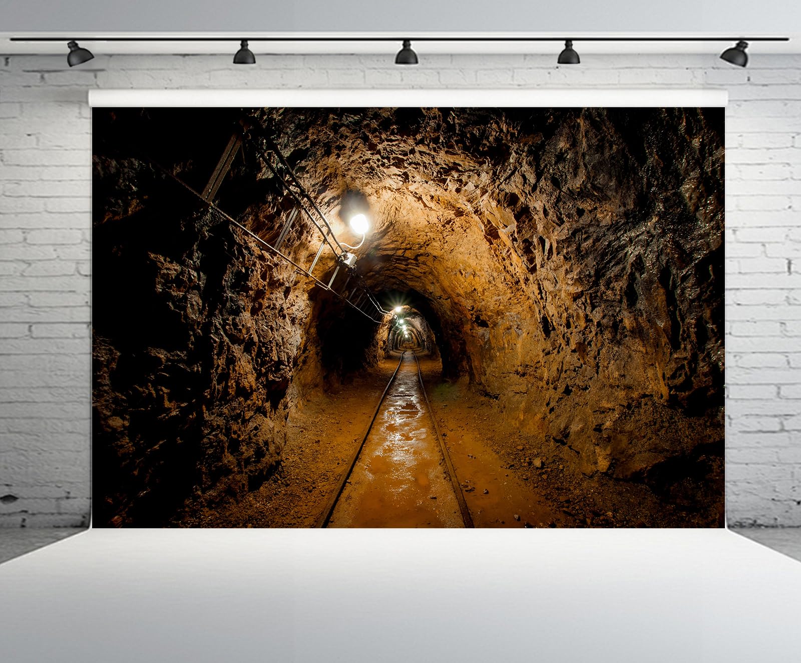 Amazon.com : CHNYWORK 9ftx6ft Underground Mine Passage Backdrop ...