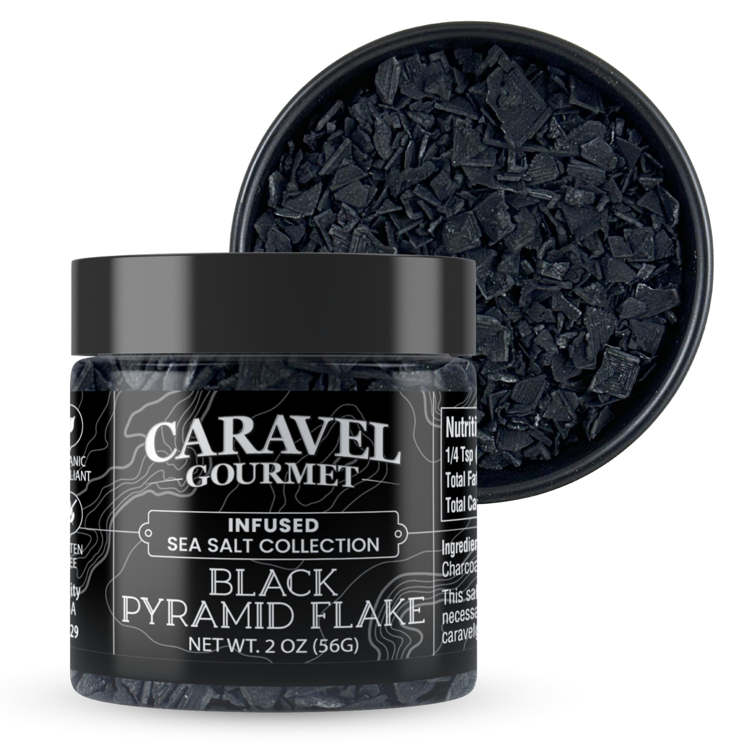 Amazon.com : Black Pyramid Sea Salt Flakes, Gourmet Flaky Finishing ...