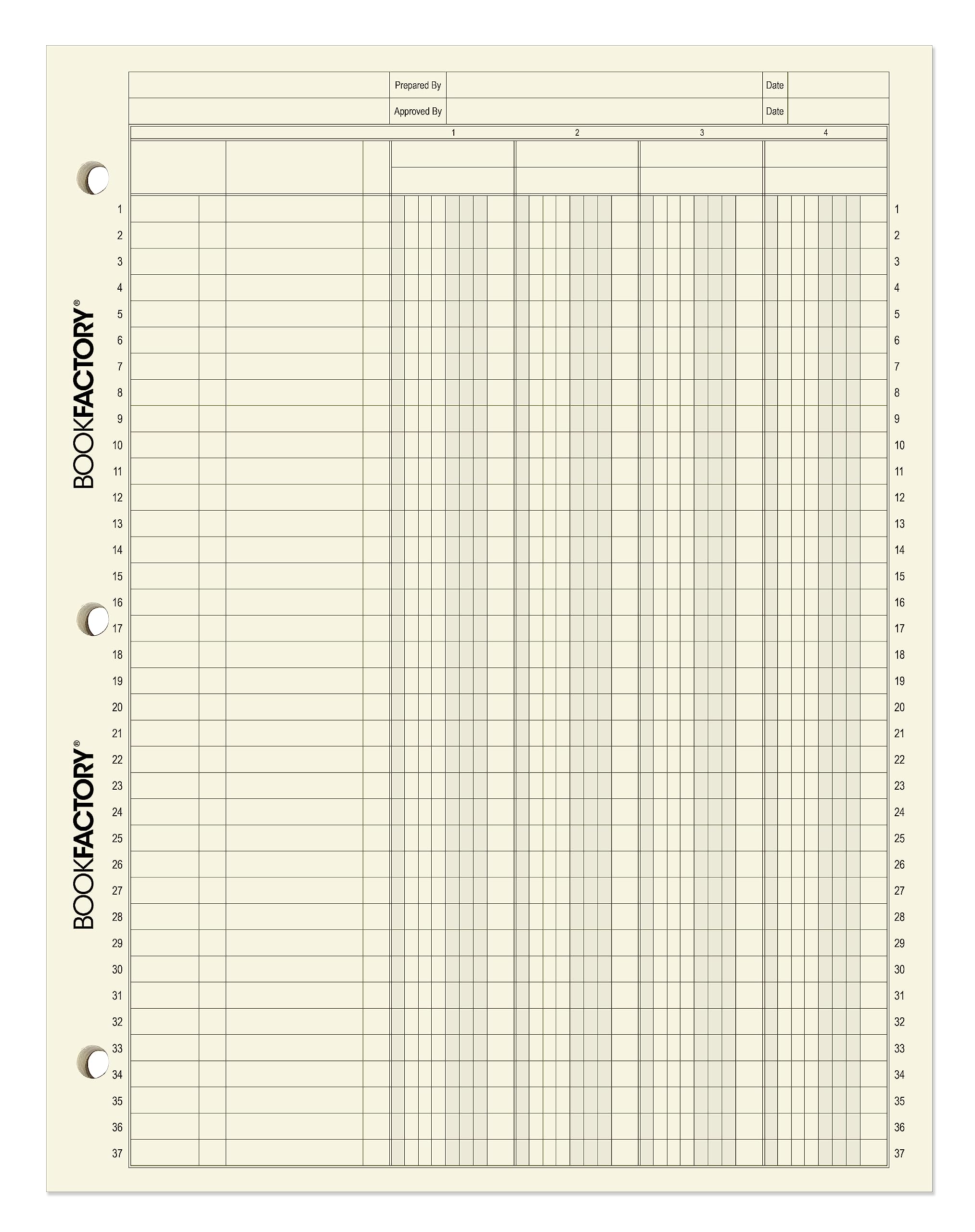 Papel De Libro De Contabilidad 30 Hojas Libro Papel Cara Serie Retro
