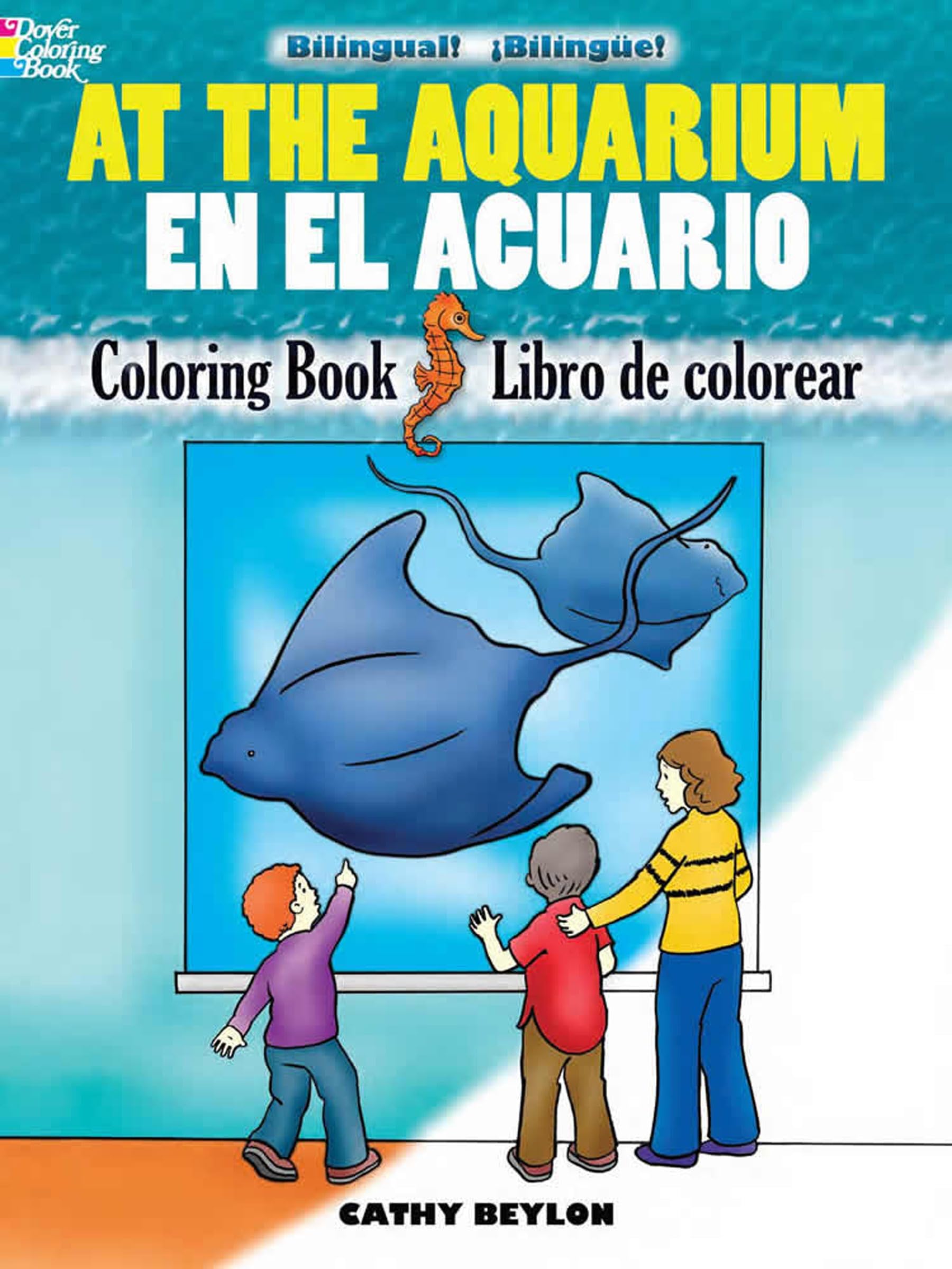 At the Aquarium/En el Acuario: Bilingual Coloring Book (Dover Bilingual ...