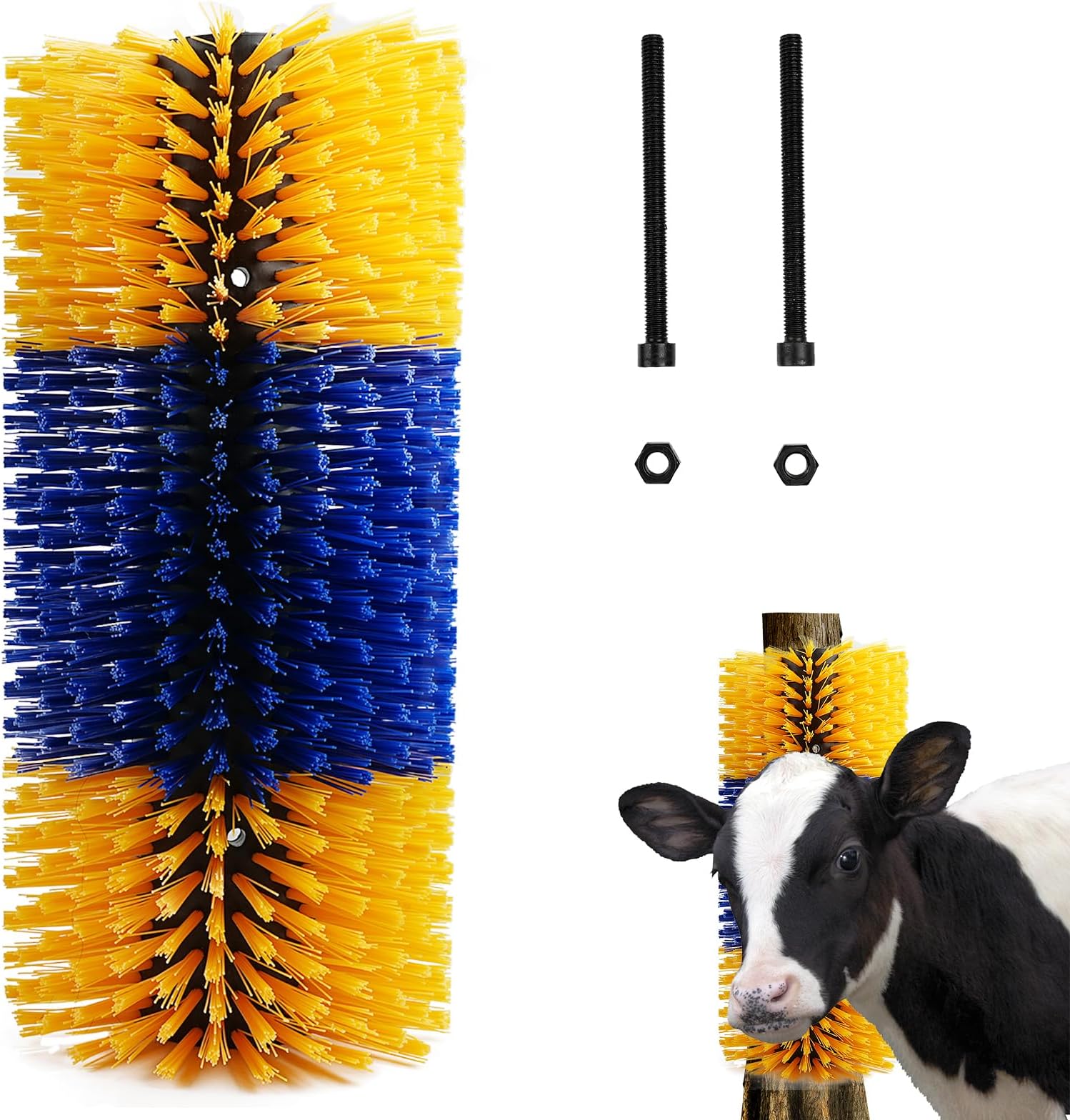 Amazon.com: WOVTE Livestock Scratching Brush - Cattle & Horse Scratcher ...