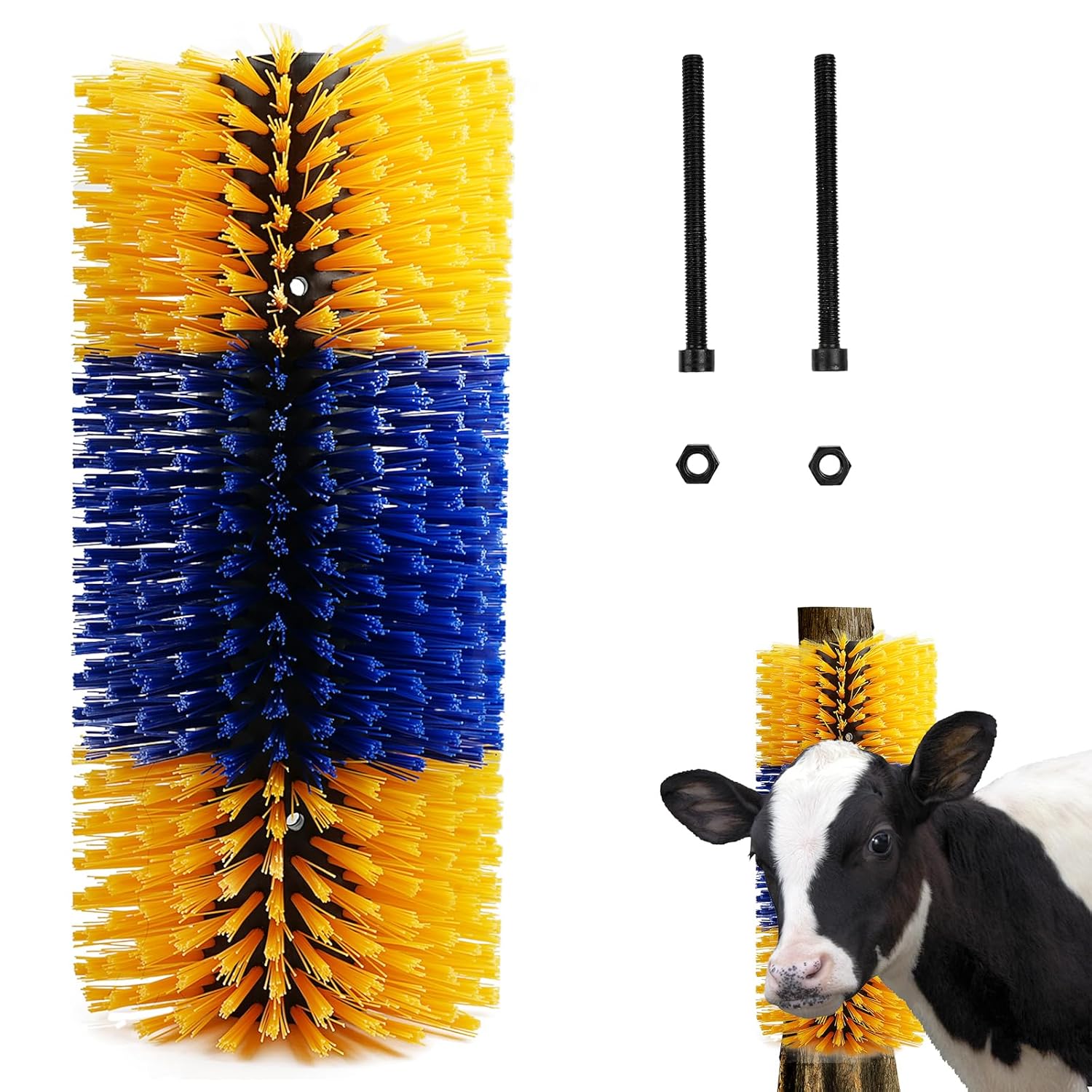 Amazon.com: WOVTE Livestock Scratching Brush - Cattle & Horse Scratcher ...