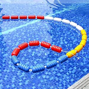 Swimming Pool Rope Line with Buoy, Polyethylene Floating Safety Lane ...