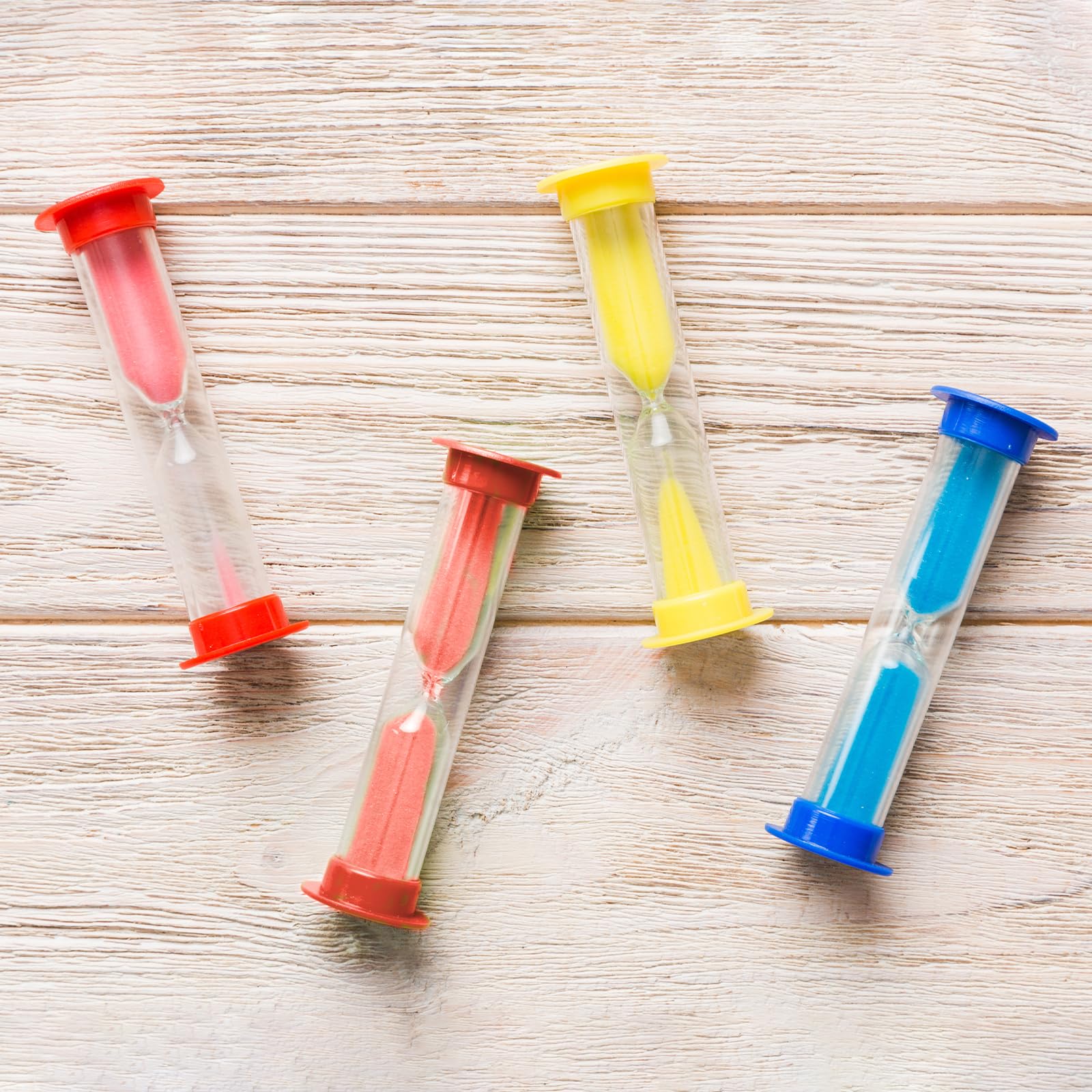 Snapklik.com : 24 Pcs 5 Minute Sand Timer Plastic Sand Timer Mini ...