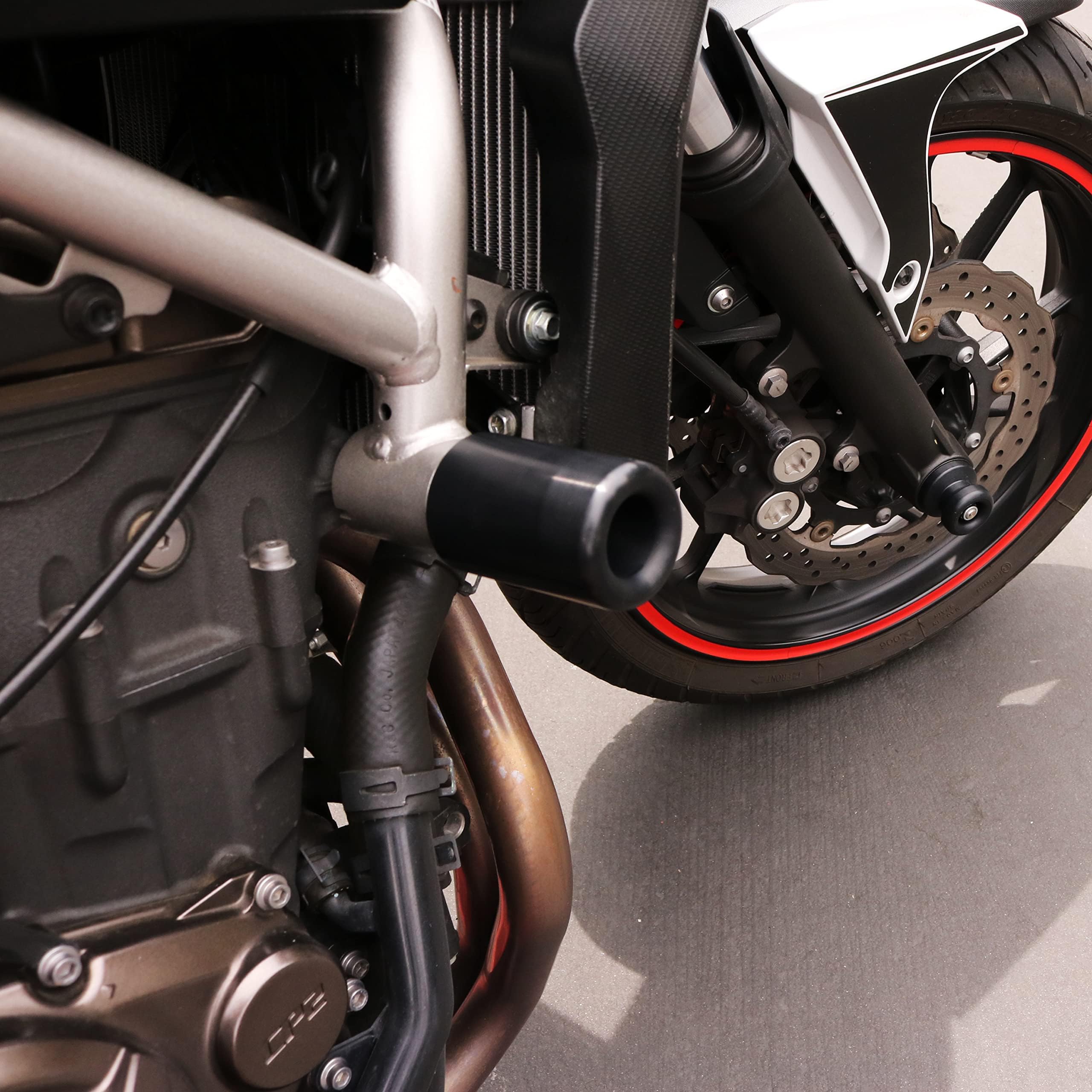 Amazon.com: DMP Yam YZF-R7 YZF R7 2022 2023 No Cut Frame Sliders Black ...