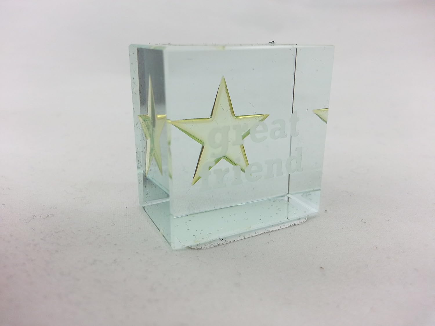 Amazon.com: Spaceform Text Token - Friend Clear Star (Great Friend ...