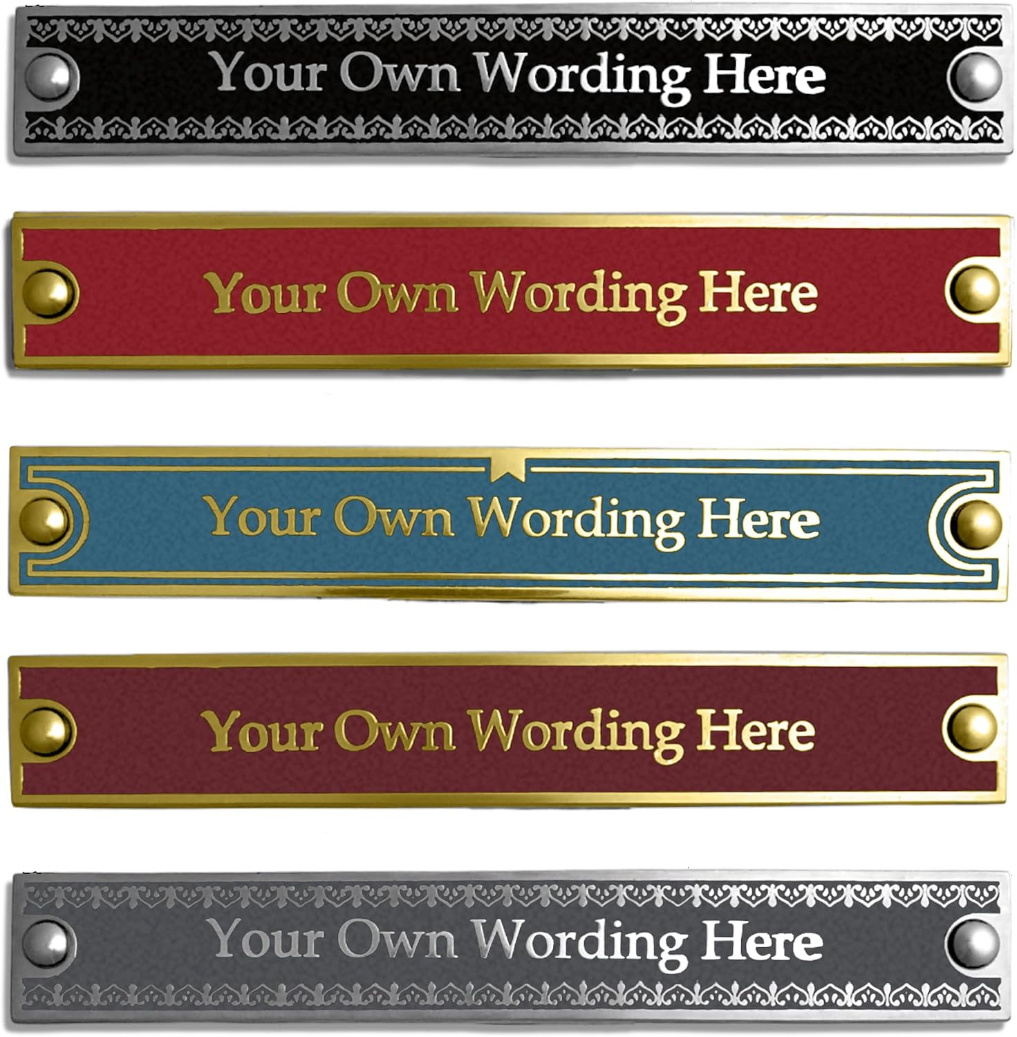 Amazon.com: The Metal Foundry Personalized Solid Brass Plaque Sign ...