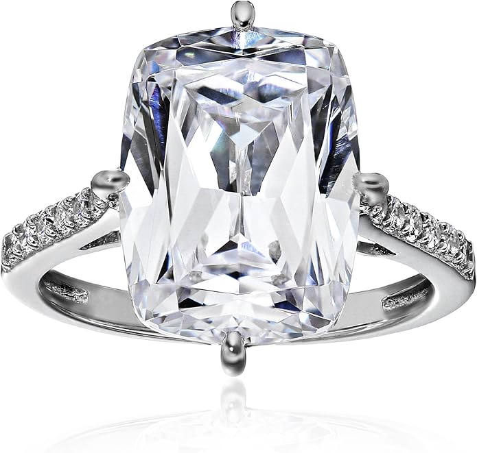 Amazon.com: Amazon Collection Platinum-Plated Sterling Silver Celebrity ...