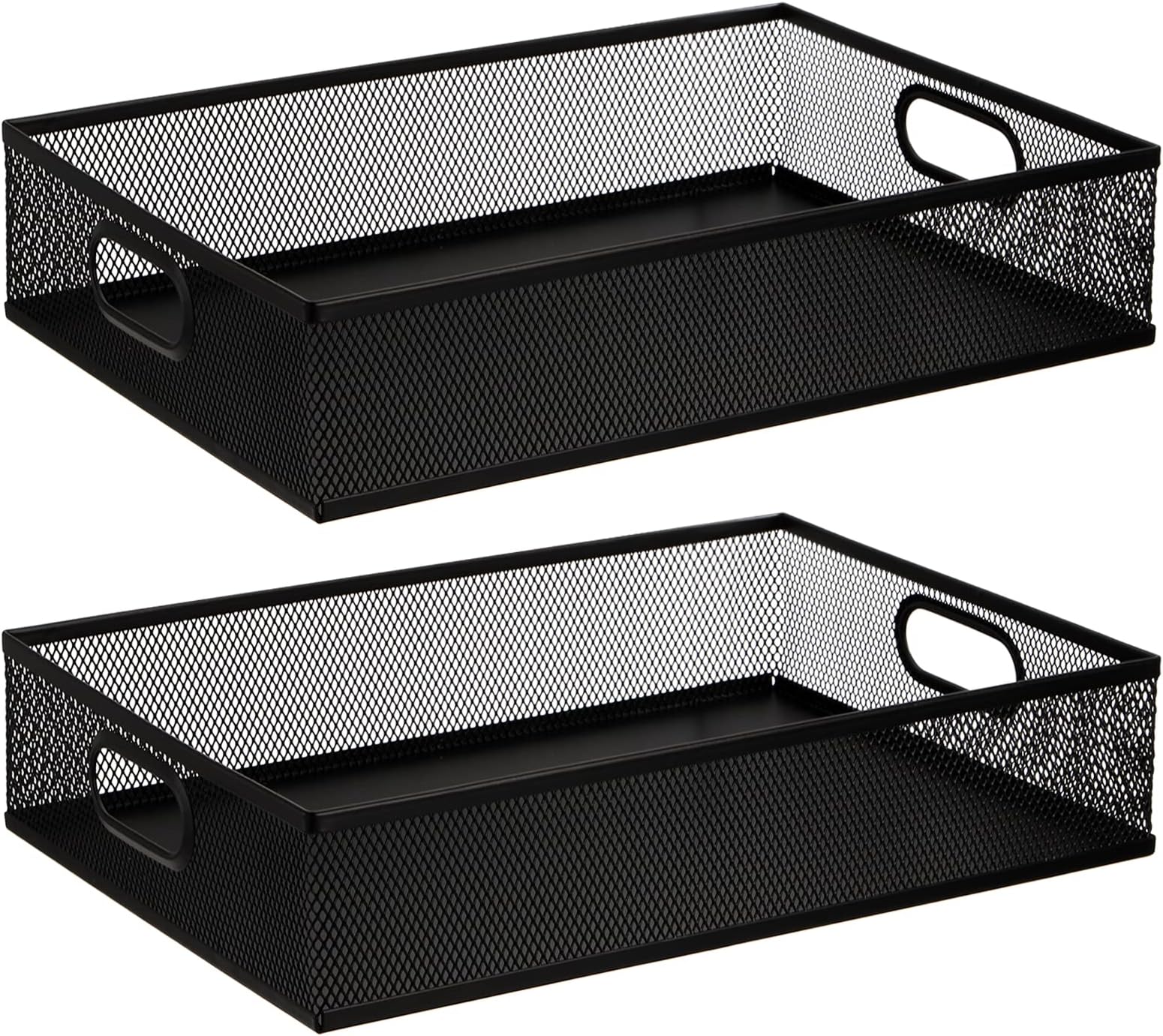 Amazon.com : HAHIYO Stackable Mesh Tray Cup 12 x 6 x 2 inches Sturdy ...