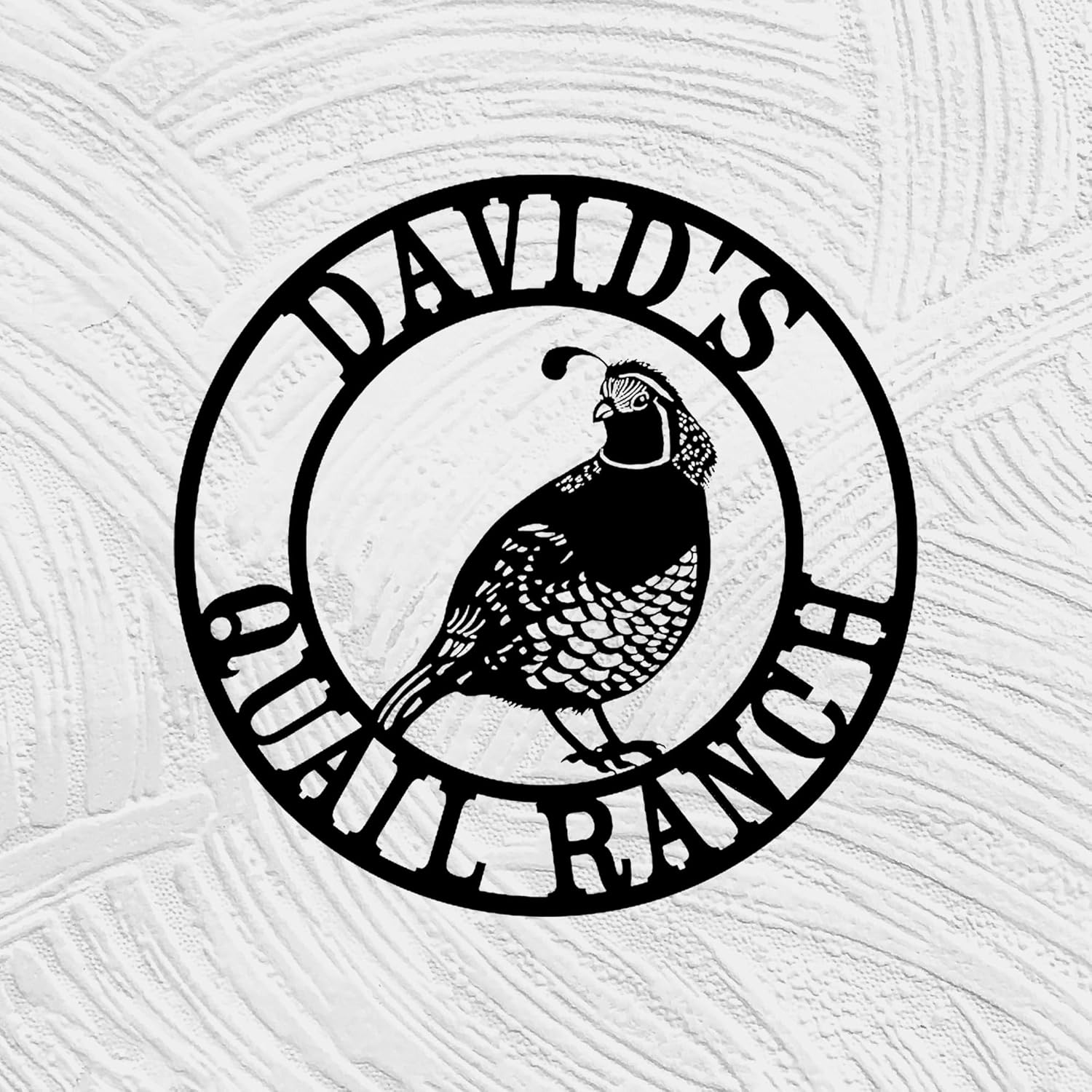 Amazon.com : HIOKPLS Custom Quail Metal Sign, Quail Bird Wall Art ...