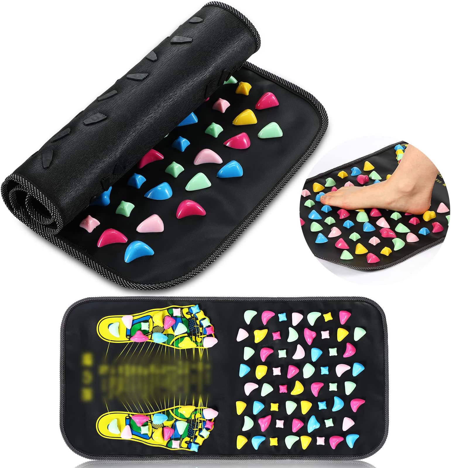 Amazon.com: Reflexology Foot Massage Mat Stimulates Blood Circulation ...