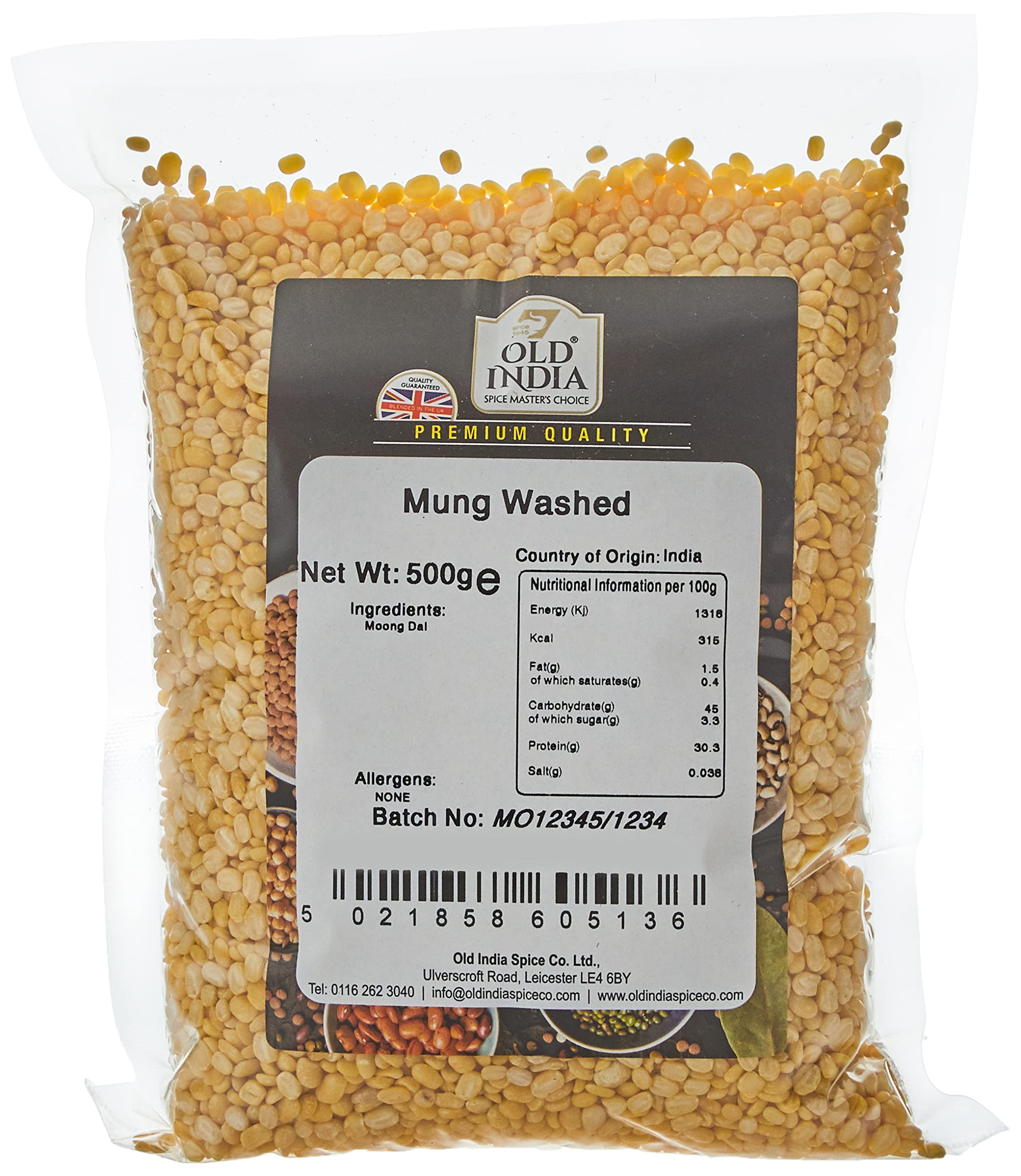Old India Mung Washed 500g : Amazon.co.uk: Grocery