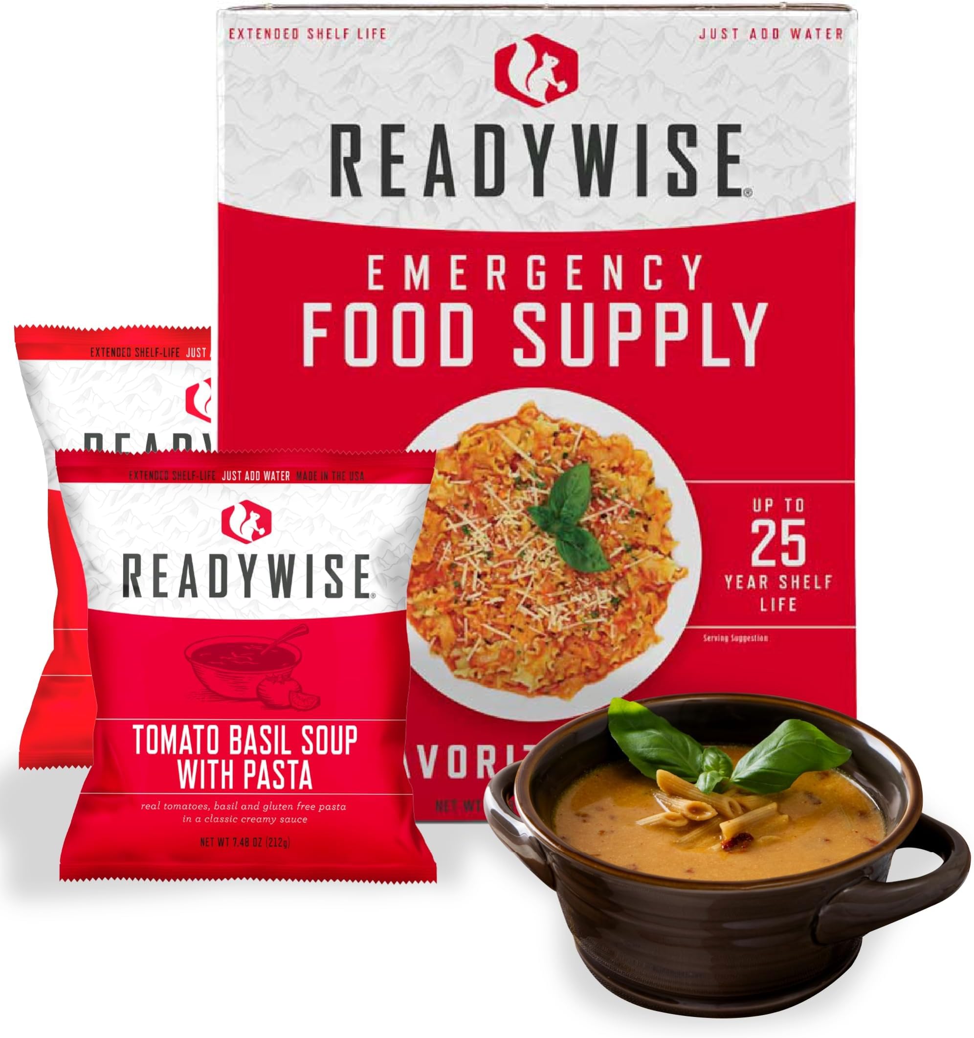 Amazon.com: READYWISE - 14 Day, Emergency Food Supply, 150 Servings, 1 ...