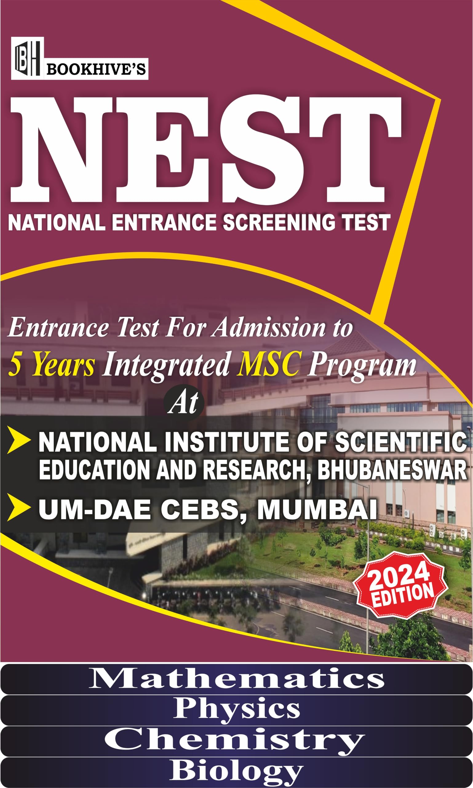 Buy NEST Exam Books 2024 (National Entrance Screening Test) 5 Year ...