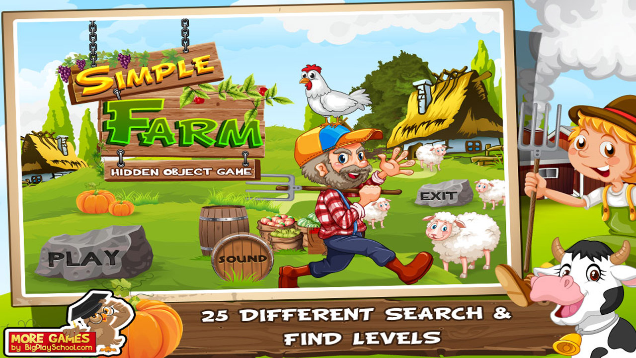 #36 - Simple Farm - New Free Hidden Object Games - App on Amazon Appstore