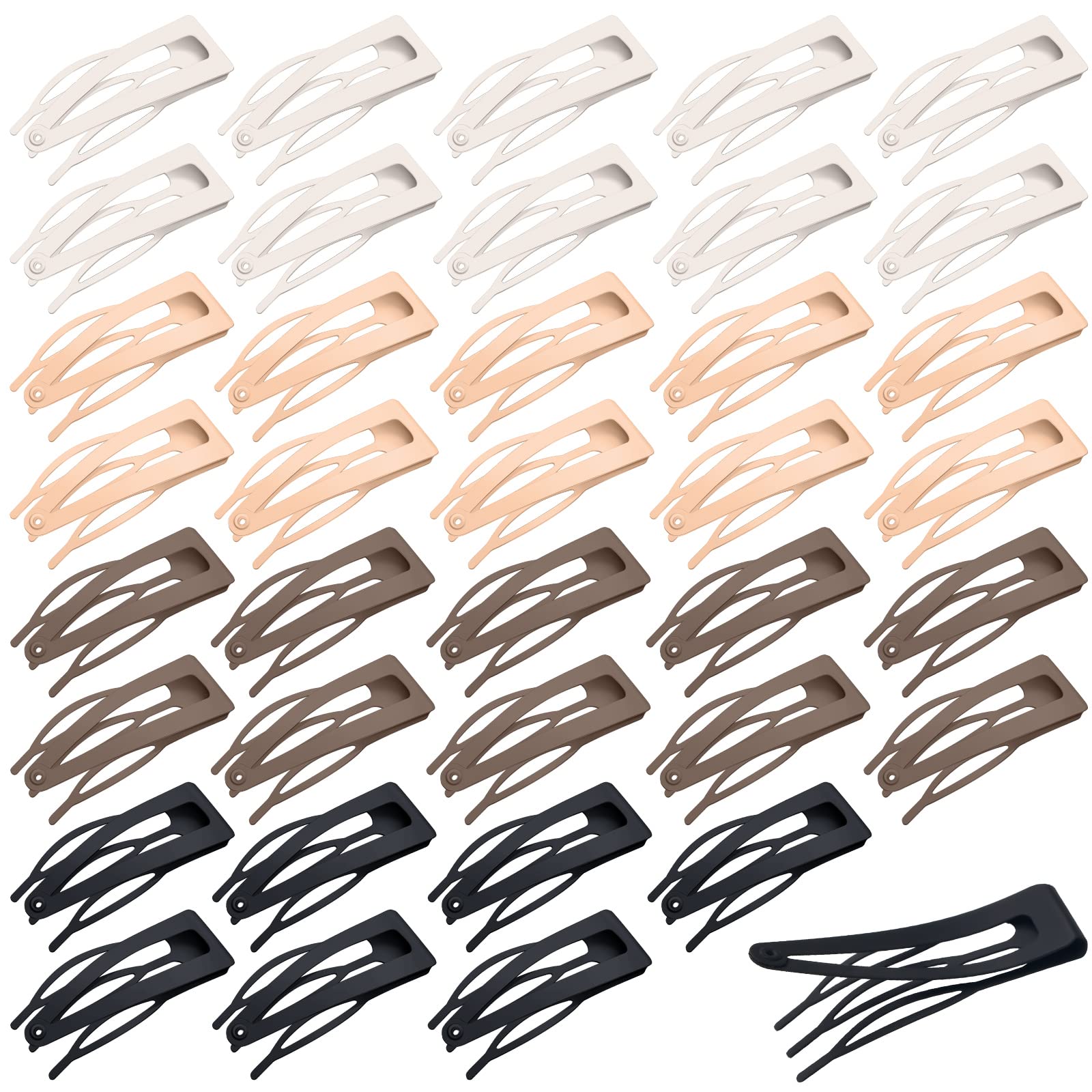 Amazon.com : Geosar 40 Pieces Hair Clips, Metal Hair Barrettes for ...