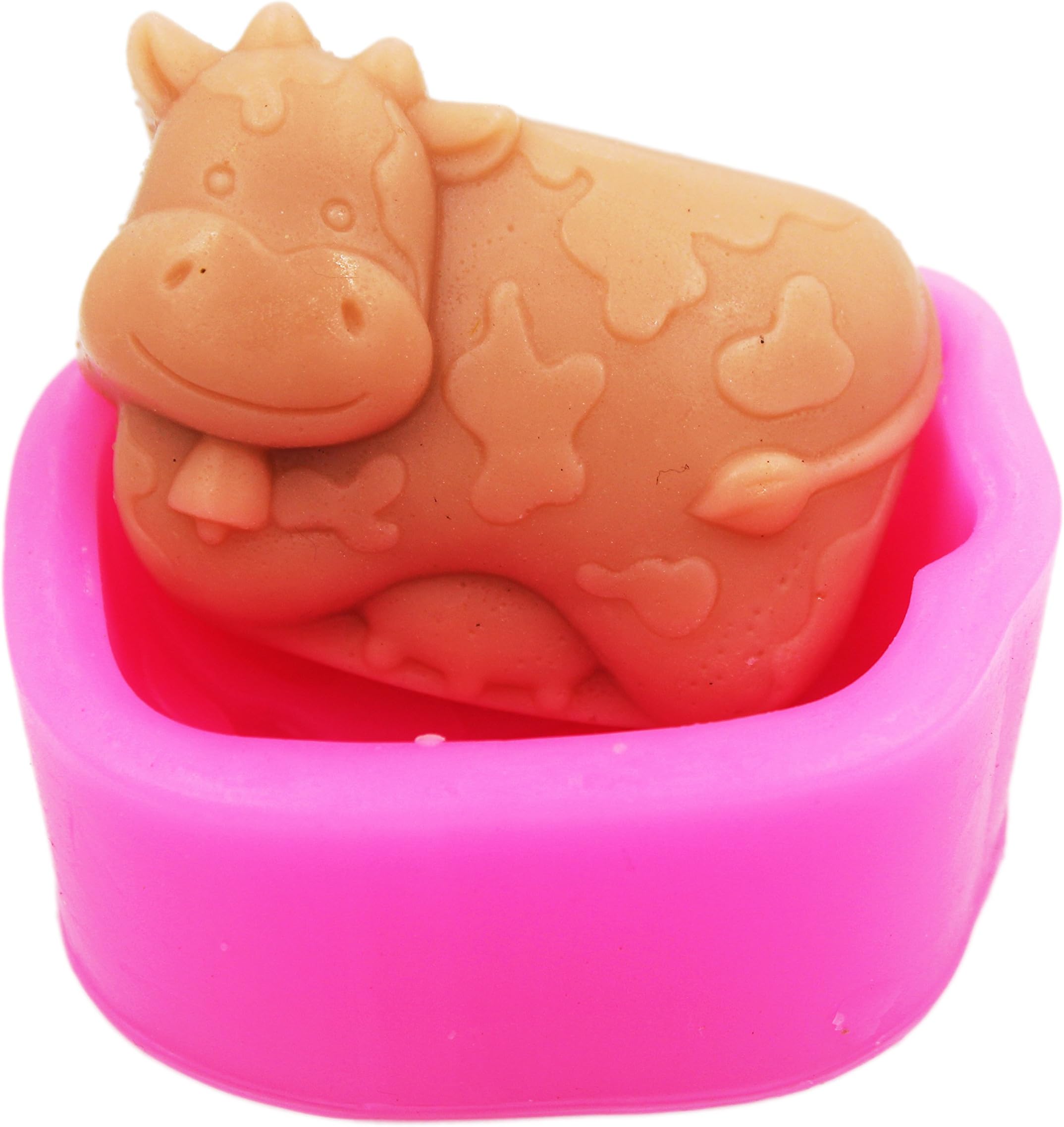 Amazon.com: 2.9" Dairy Cow 50043 Craft Art Silicone Soap Mold Craft ...