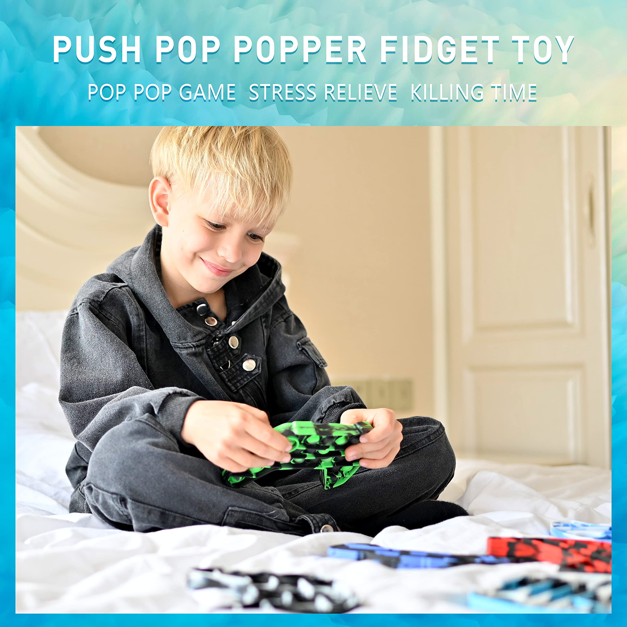 HooYiiok 9 Pack Game Controller Pop Poppers Its Bulk, Gamepad Push Pop ...