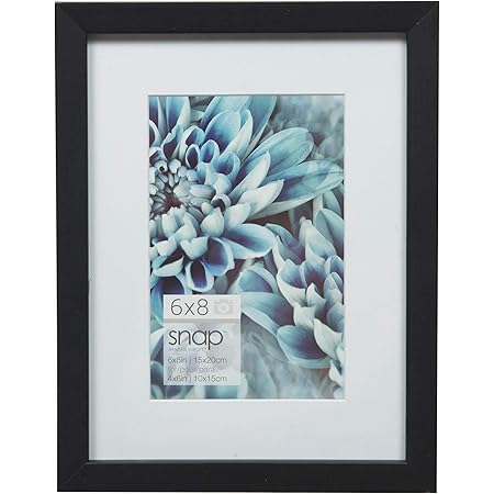 Amazon.com - Snap 05FW1803 Wall Mount Mat Picture Frame, 6 inches x 8 ...