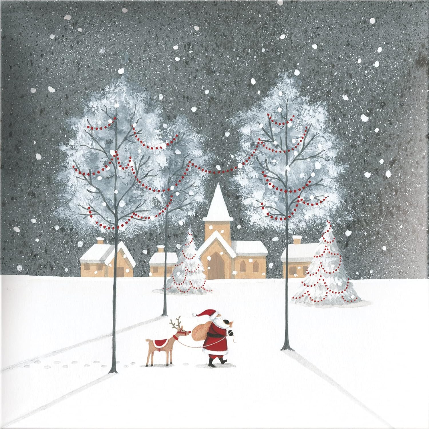 Paperhouse Box of 20 Artistic Charity Christmas Cards – ‘Santa and ...