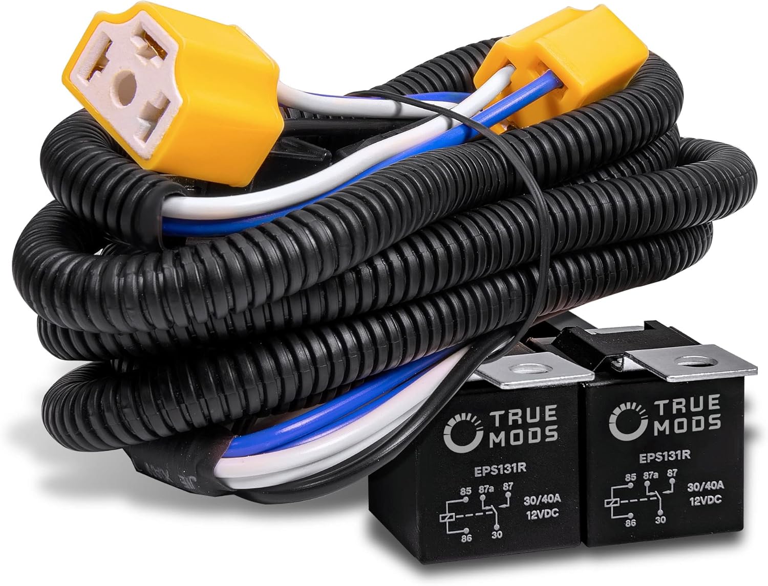 Amazon.com: H4 LED Headlight Wiring Harness [Negative Switched ...