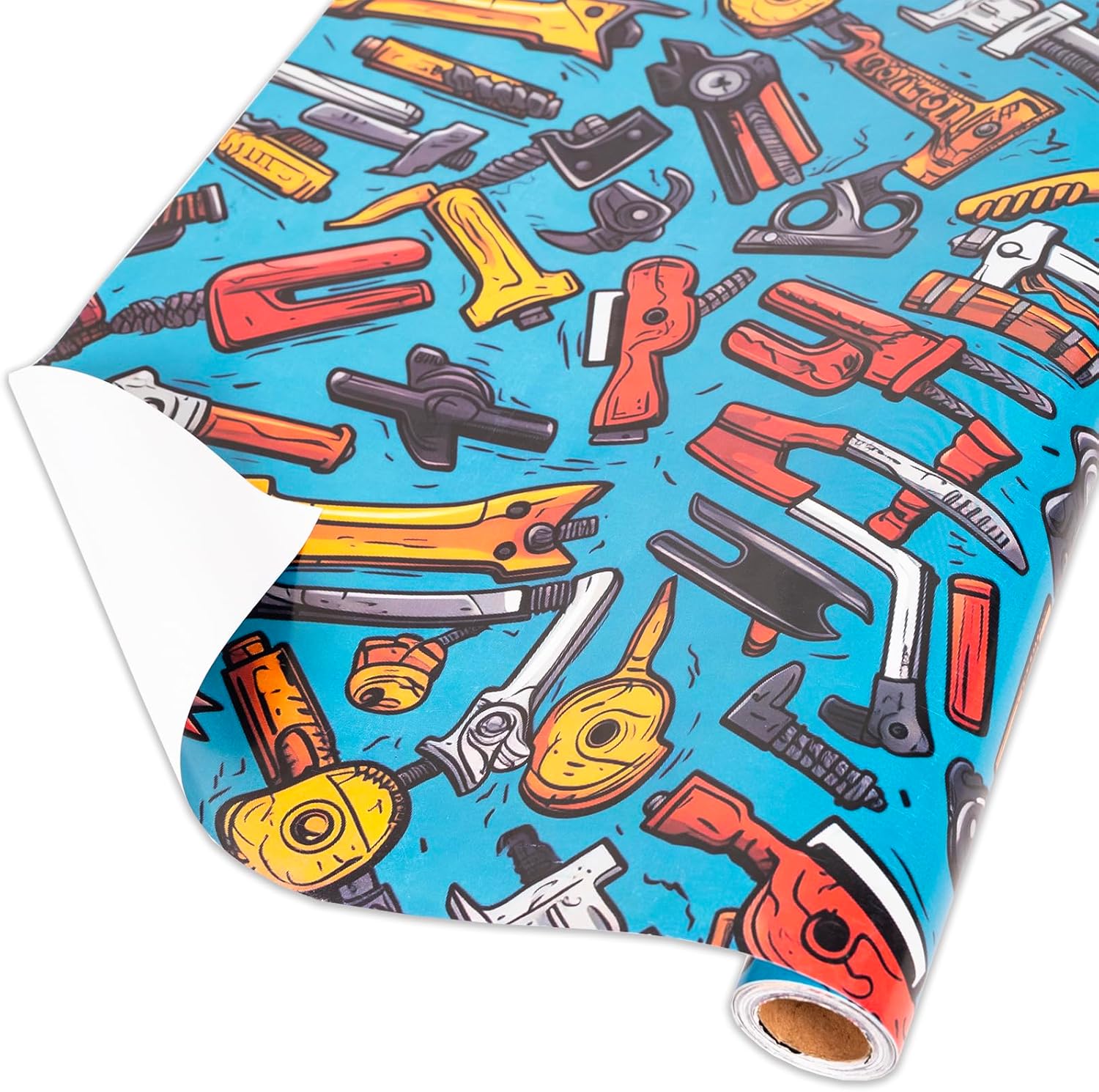 Amazon.com: Dtiafu Wrench Wrapping Paper Roll for Men Dad Husband Boys ...