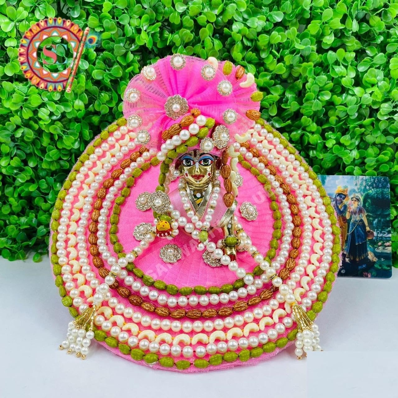 Gayatri Creation Heavy Dress with Pagdi for Laddu Gopal Ji Gods Dresses ...