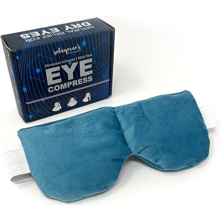 Amazon.com: Solayman's Moist Heat Eye Compress | Microwave Activated ...