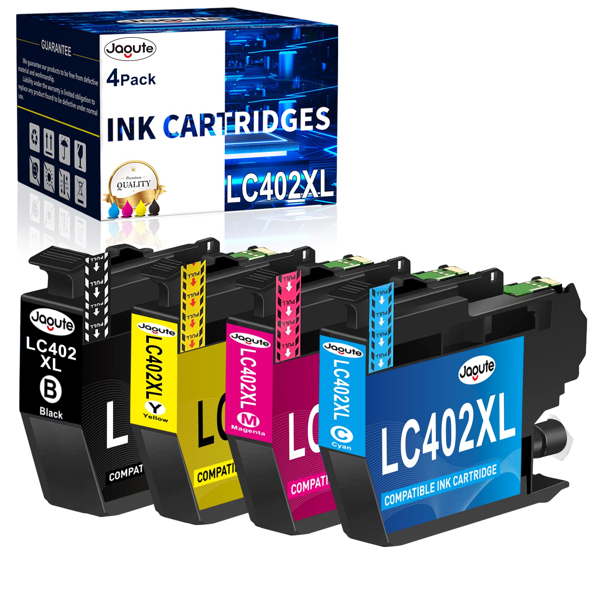 Amazon.com: Jagute LC402 LC402XL Ink Cartridges Replacement for LC402 ...