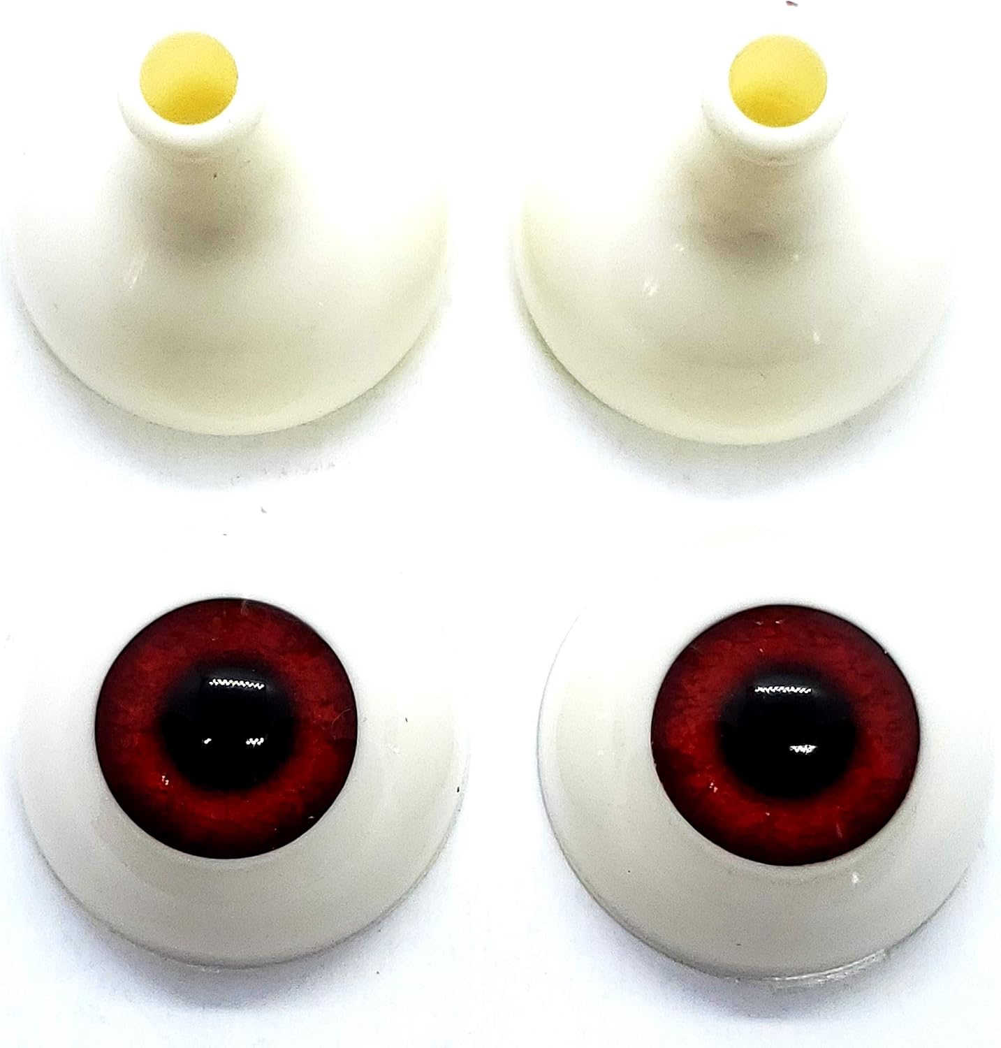 Amazon.com: Pair of Realistic Acrylic Full Round Life Size Eyes for ...
